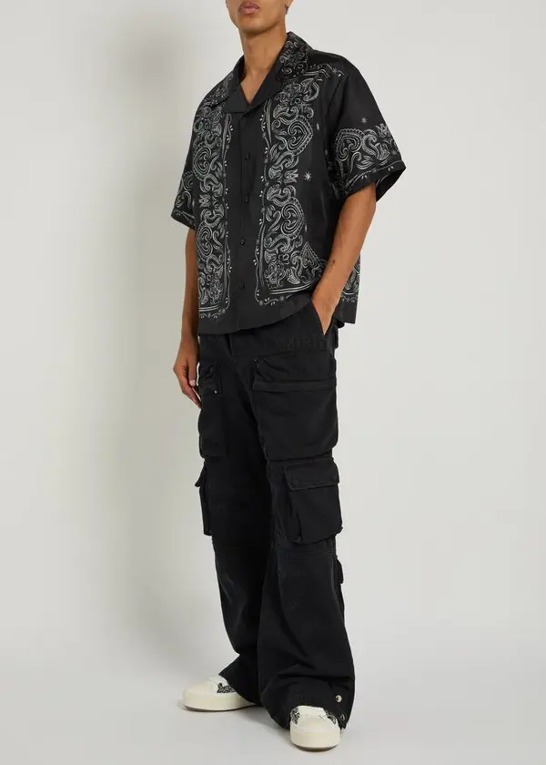 Amiri Bandana-print Silk Shirt
