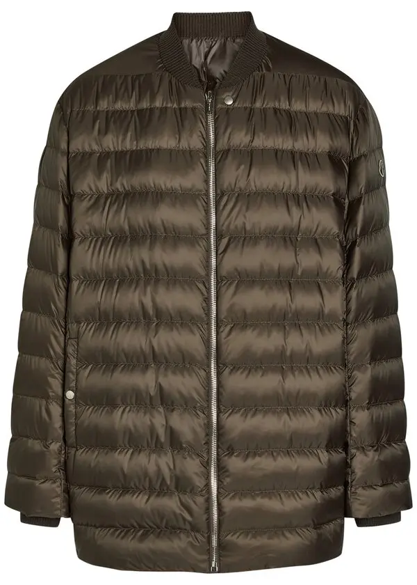 Rick Owens X Moncler Padded Shell Parka - Brown