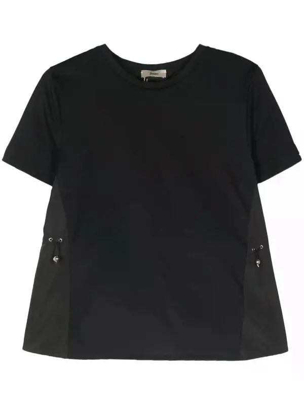 Herno Taffeta Panel Cotton T-shirt