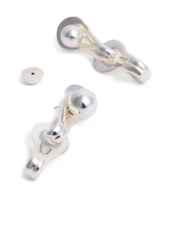 PATOU Tone Asymmetric Dangle Earrings