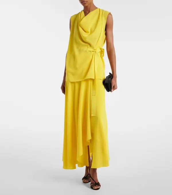 ROKSANDA Rua Draped Top With Detachable Belt