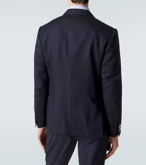 LARDINI Wool, Cashmere, And Silk Blazer