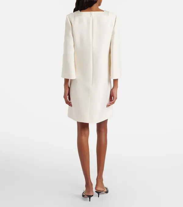 Valentino Garavani Crepe Couture Vgold Mini Dress