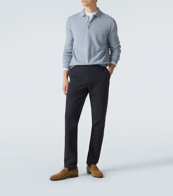 Loro Piana Cashmere Polo Sweater