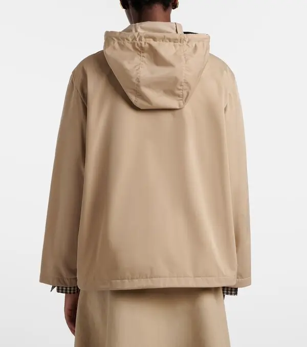 Moncler Cassiopea Gabardine Jacket - Beige