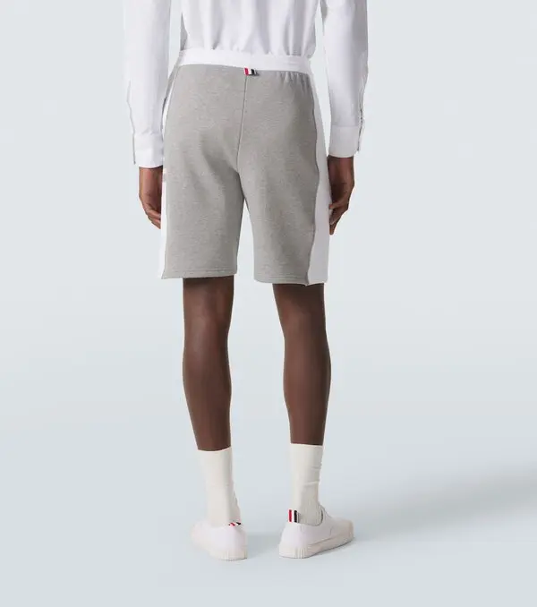 Thom Browne 4-bar Cotton Jersey Shorts