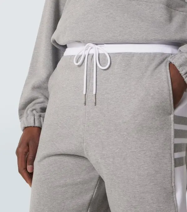 Thom Browne 4-bar Cotton Jersey Shorts