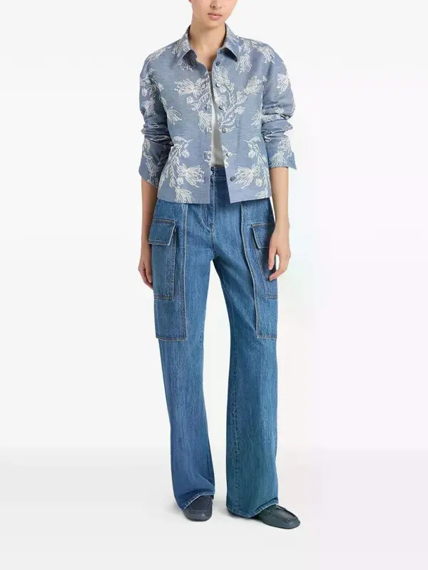 Ports 1961 Floral Embroidered Jacket
