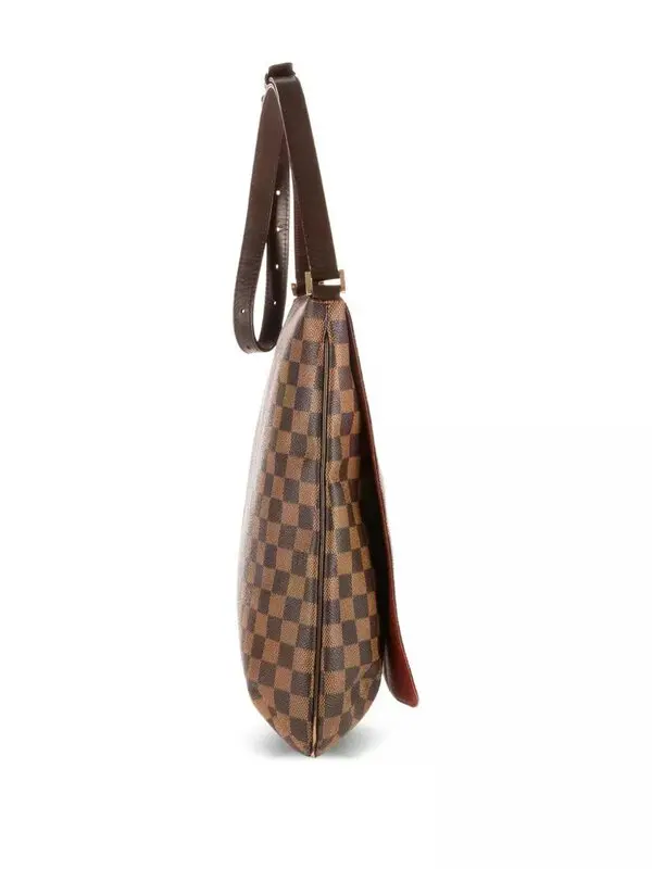 LOUIS VUITTON Damier Azur Checked Shoulder Bag