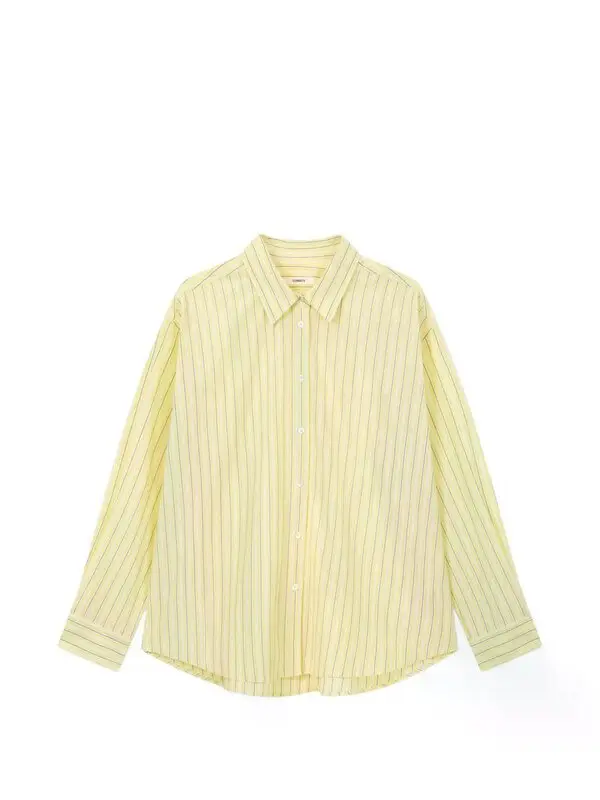 STUDIO TOMBOY Striped Button-up Shirt - Yellow