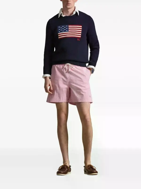 Polo Ralph Lauren Striped Drawstring Swim Shorts