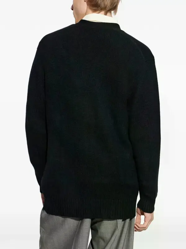 LISA YANG Wilson Pocket Button Cardigan - Black