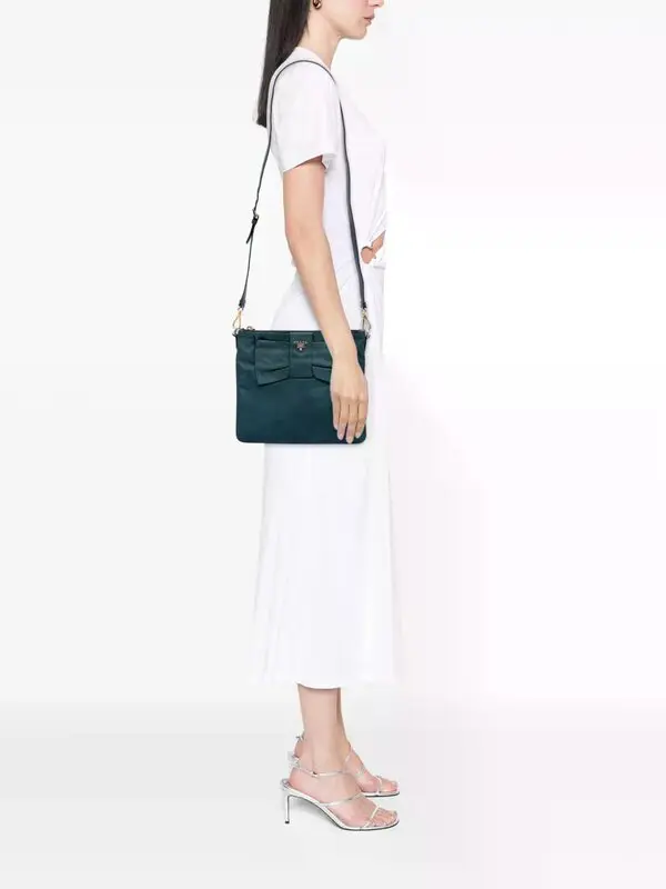 Prada Tessuto Bow Crossbody Bag