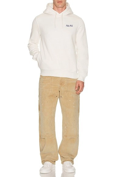 Polo Ralph Lauren Fleece Polo Script Heritage Bear Hoodie - Nevis