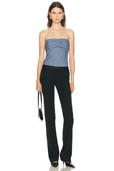 SEV Tailored Drape Corset Top