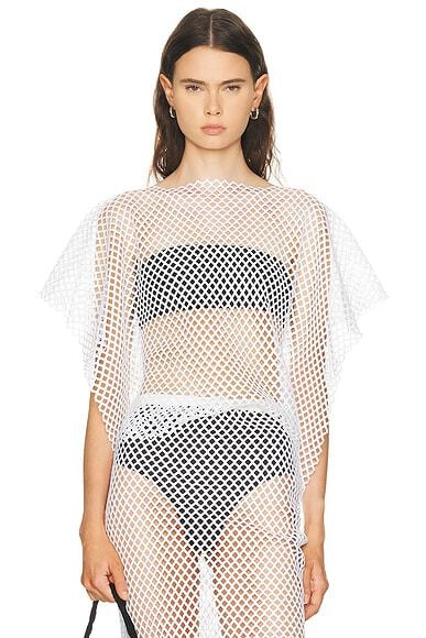 SEV Sequin Mesh Top