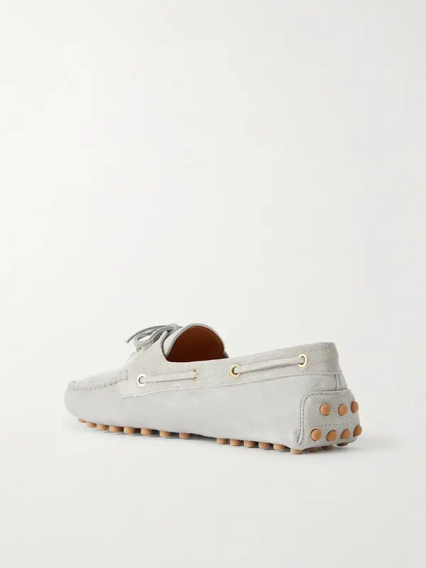 TOD'S Gommino Suede Boat Shoes