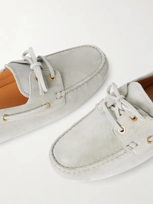 TOD'S Gommino Suede Boat Shoes