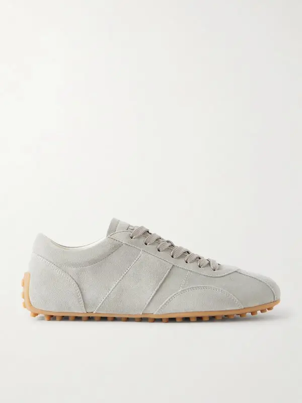 TOD'S Suede 'sportiva 59l' Lace-up Sneakers - Gray