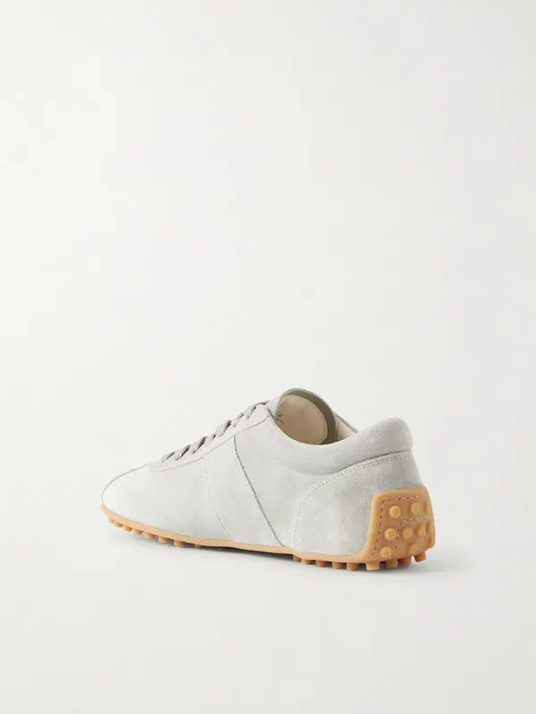TOD'S Suede 'sportiva 59l' Lace-up Sneakers - Gray