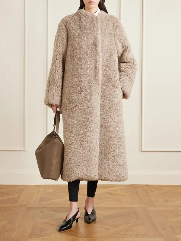 Maria Mcmanus Fleece Wrap Coat
