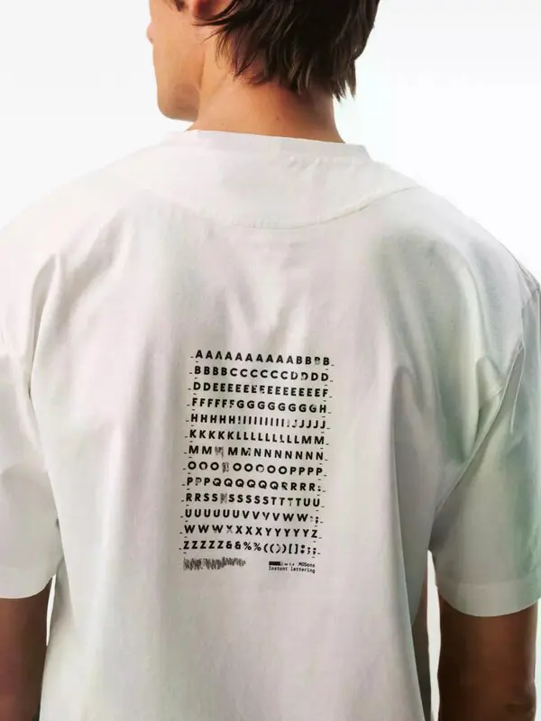 MASSIMO OSTI STUDIO Lettering-detail T-shirt