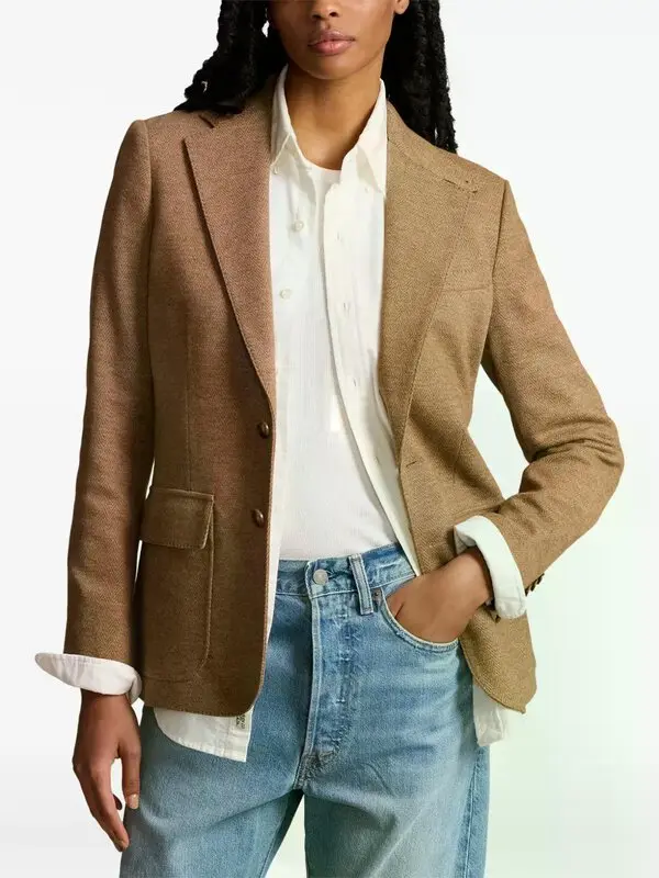 Polo Ralph Lauren Single-breasted Herringbone Blazer