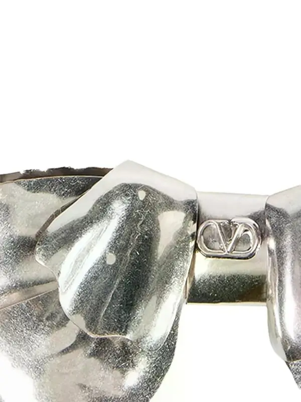 Valentino Garavani Trop Chou Bow Brooch - Silver