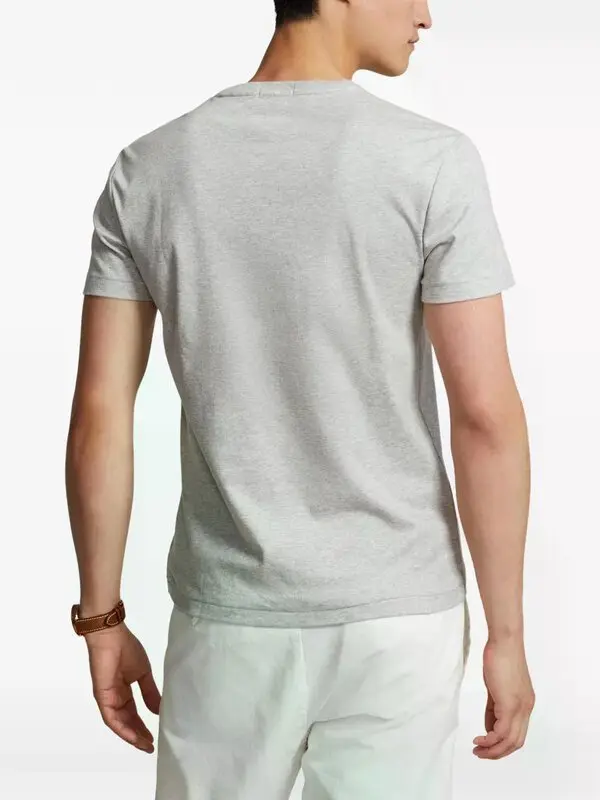Polo Ralph Lauren Logo-embroidered T-shirt - Grey