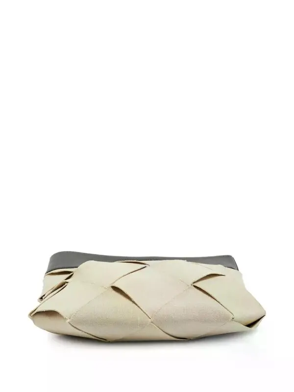 Bottega Veneta Canvas Leather Tote Bag