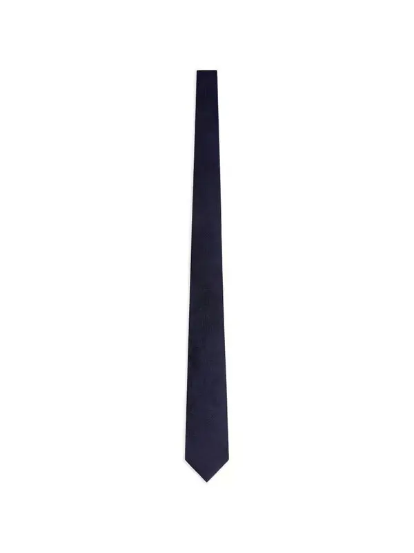 FURSAC Patterned Silk Tie - Blue