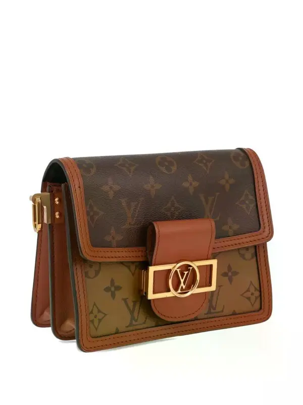 LOUIS VUITTON Mini Dauphine Monogram Shoulder Bag - Brown