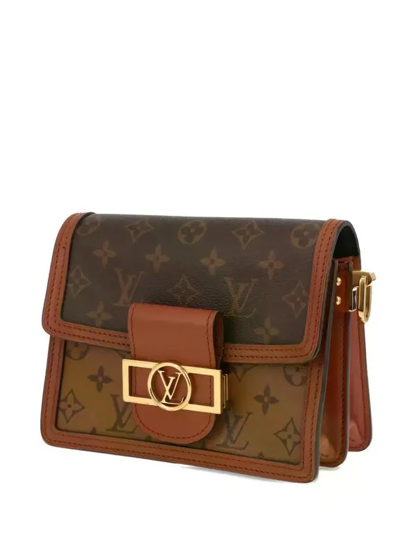 LOUIS VUITTON Mini Dauphine Monogram Shoulder Bag - Brown