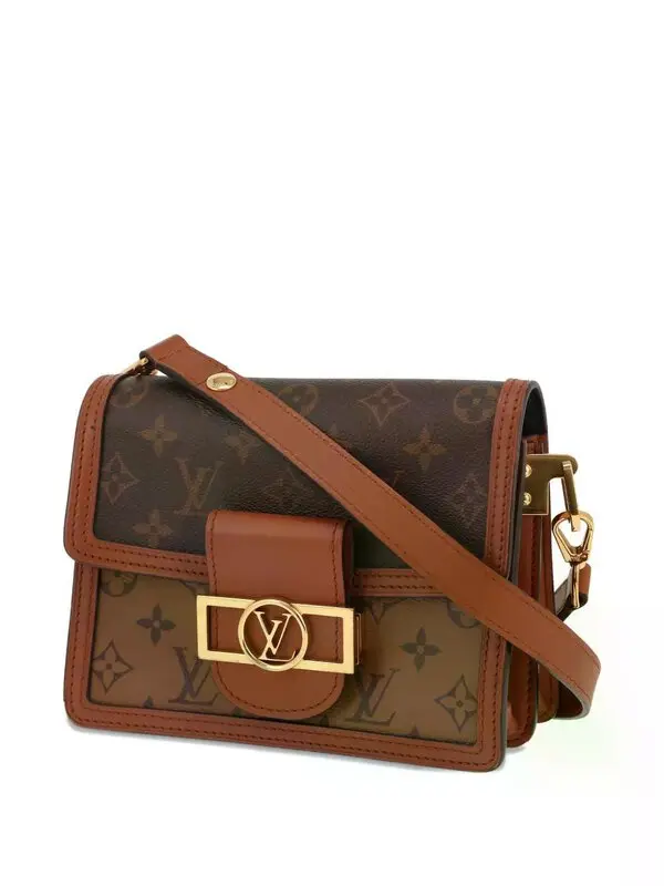 LOUIS VUITTON Mini Dauphine Monogram Shoulder Bag - Brown
