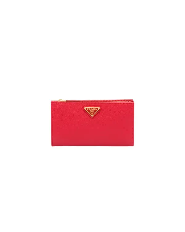 Prada Large Saffiano Leather Wallet