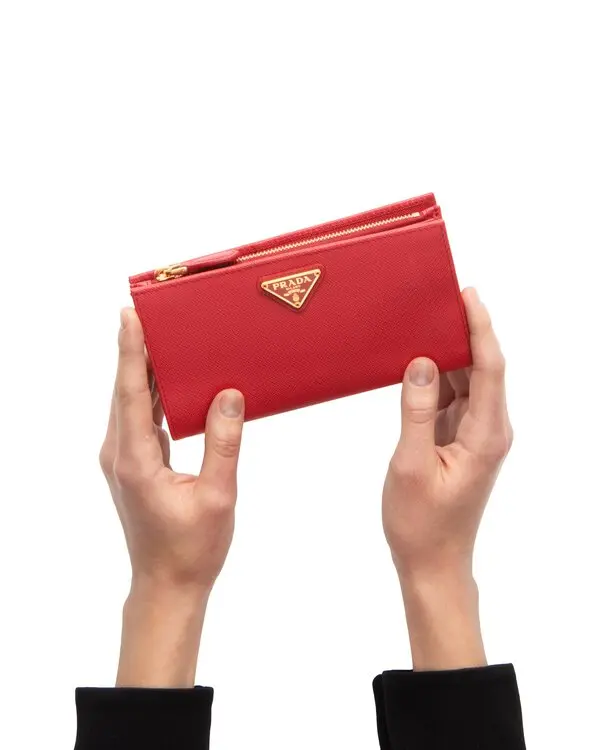 Prada Large Saffiano Leather Wallet