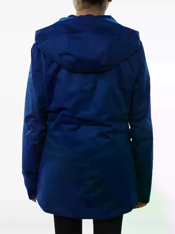 The North Face Padded Hooded Jacket With Zip Fastening