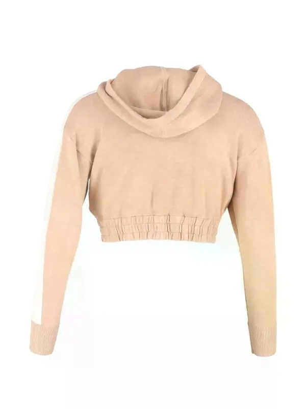 Sandro Zip-up Cropped Hoodie With Drawstring