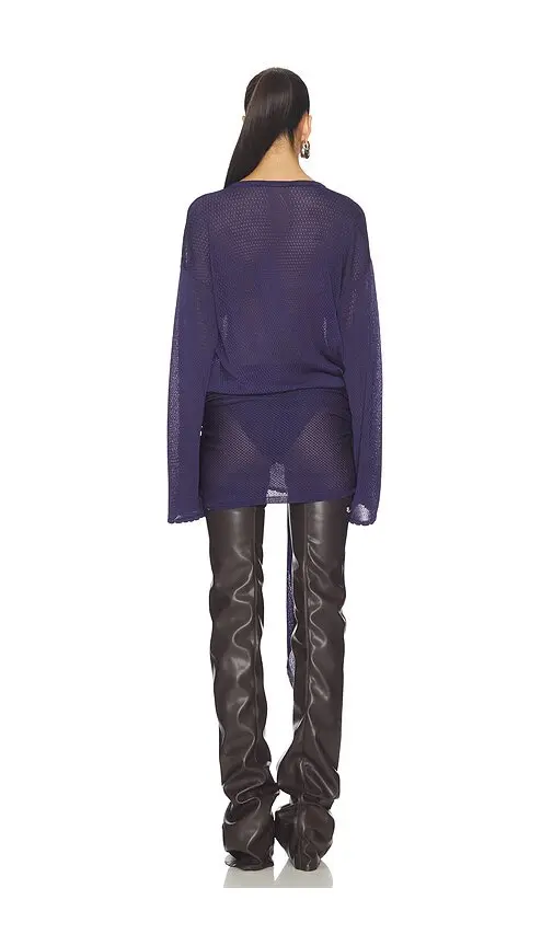 Attico Viscose Wrap Dress