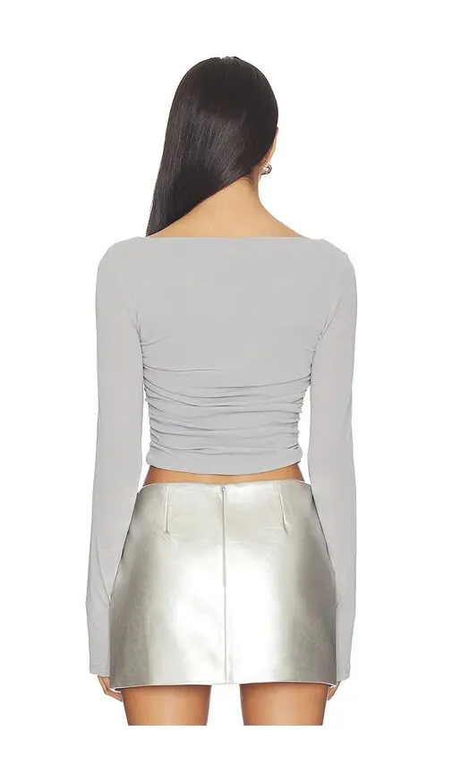 NAKEDVICE The Ledger Top - Light Grey