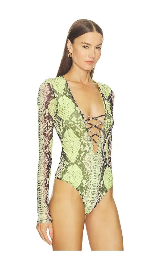 AFRM Eaton Bodysuit - Yellow