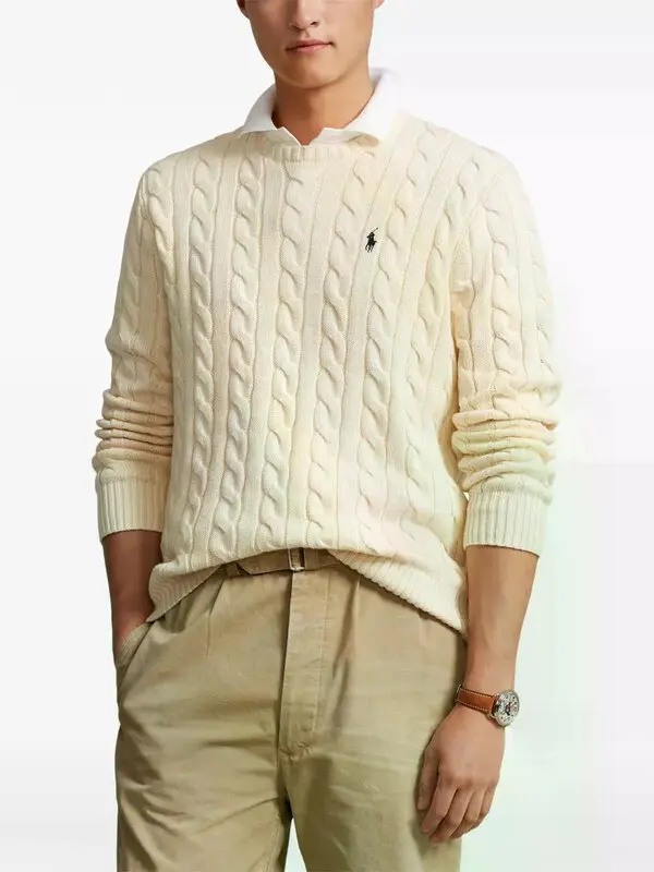Polo Ralph Lauren Cable Knit Crew Neck Sweater