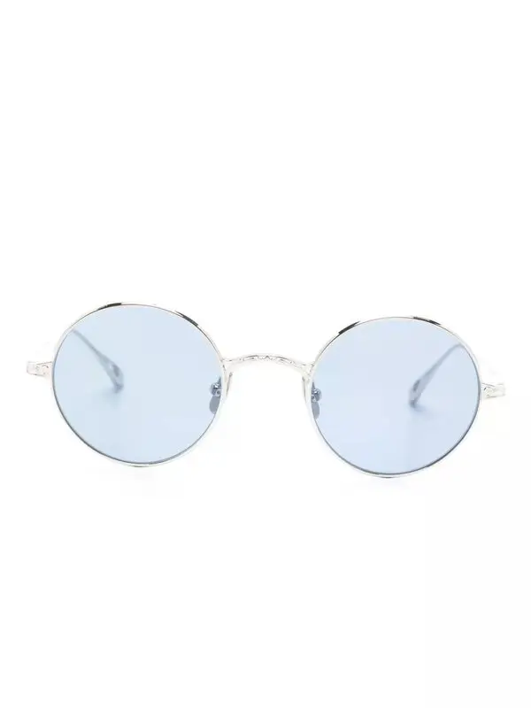 Garrett Leight Glcoxozzy Round-frame Sunglasses - Silver