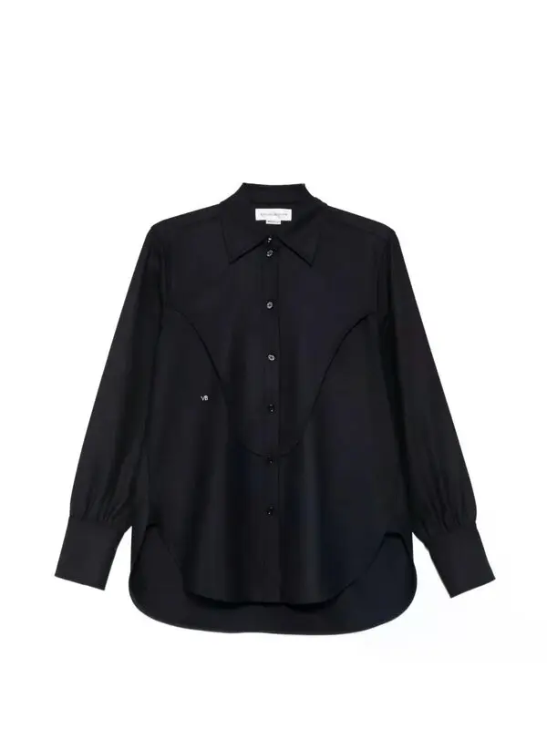 Victoria Beckham Yoke Top - Blue