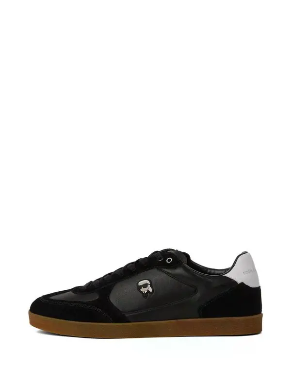 Karl Lagerfeld Ikon Nft Kandidate Leather Sneakers - Black