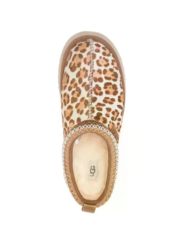 UGG Tazz Plains Leopard-print Mules - Neutrals