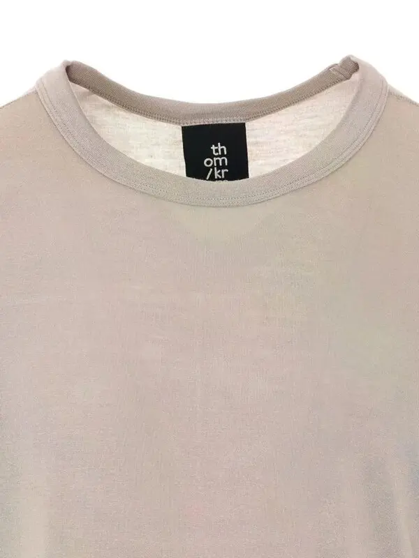 THOM KROM Crew-neck Elasticated T-shirt