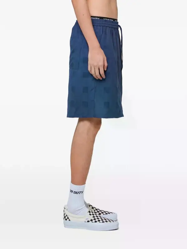 OFF DUTY Checkered Shorts
