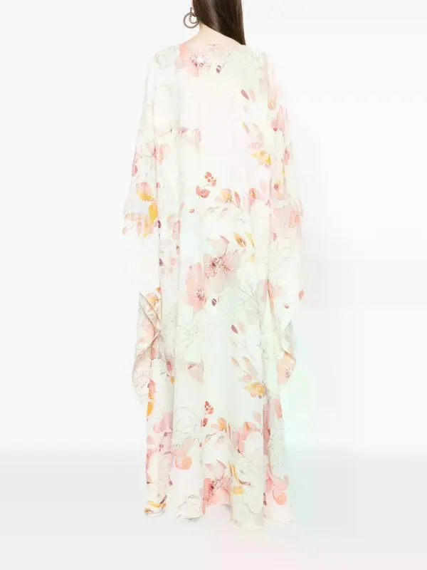 BAMBAH Floral Print Kaftan Dress