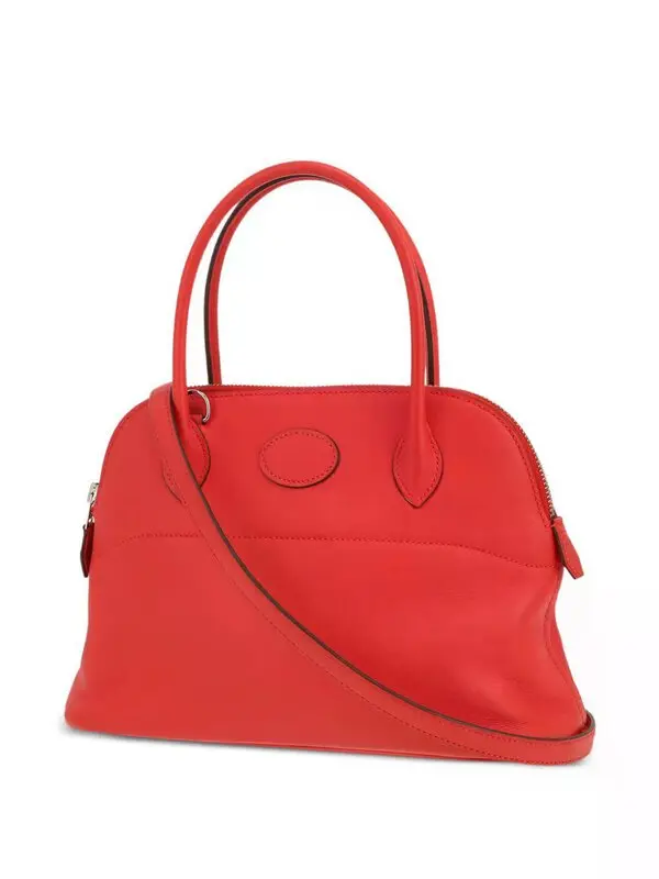 Hermès Bolide 27 Leather Tote Bag - Red